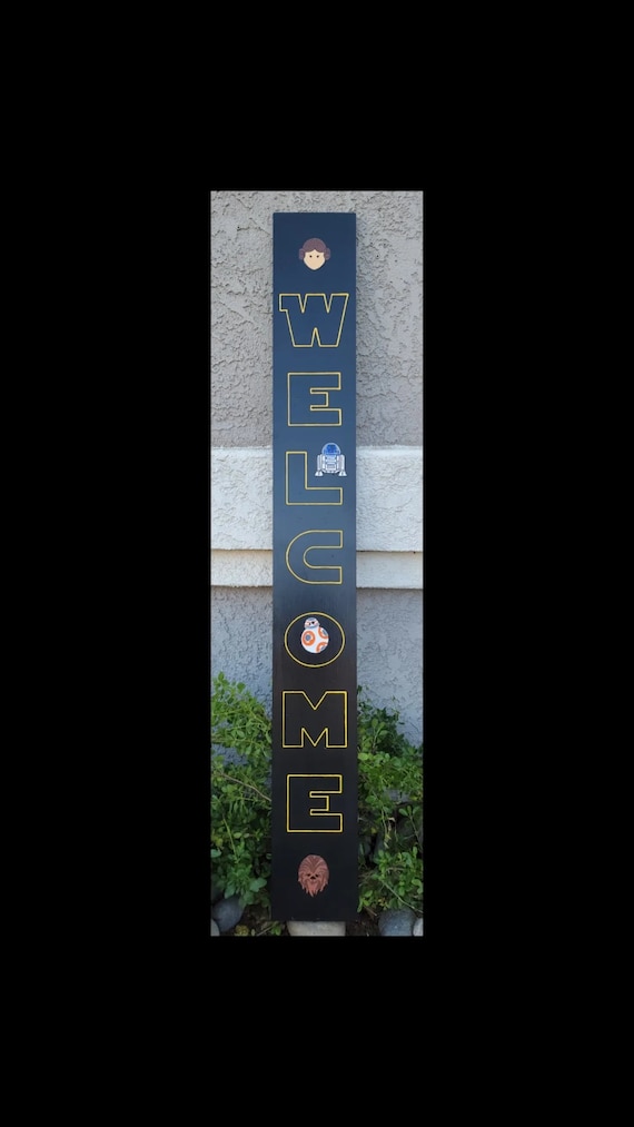 Star Wars Welcome Porch Sign - Etsy