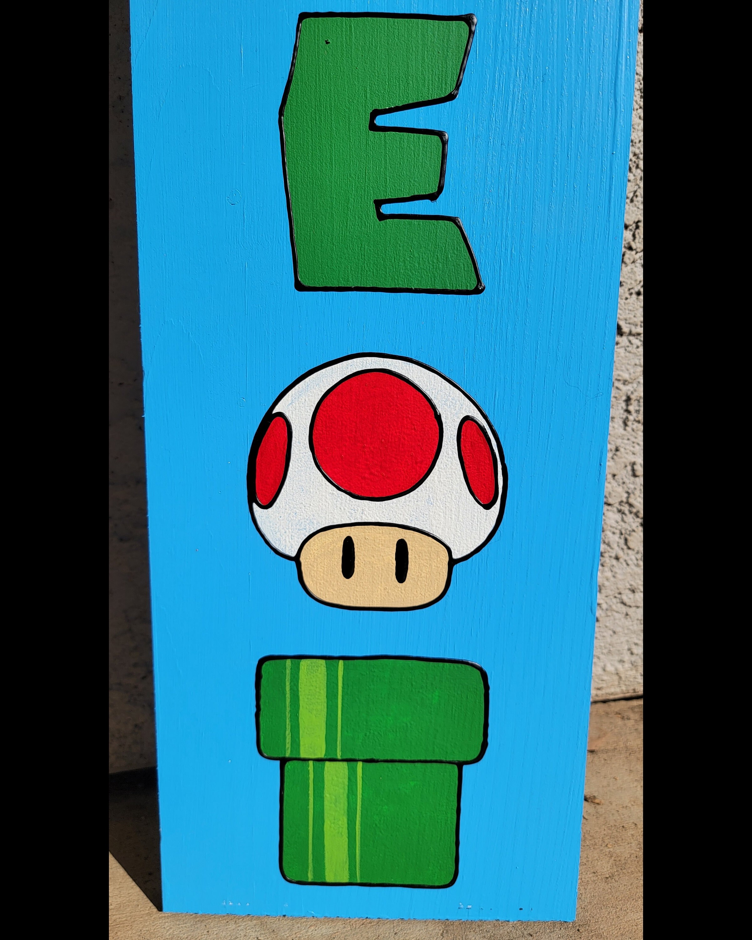 Super Mario Bros Welcome Porch Sign - Etsy
