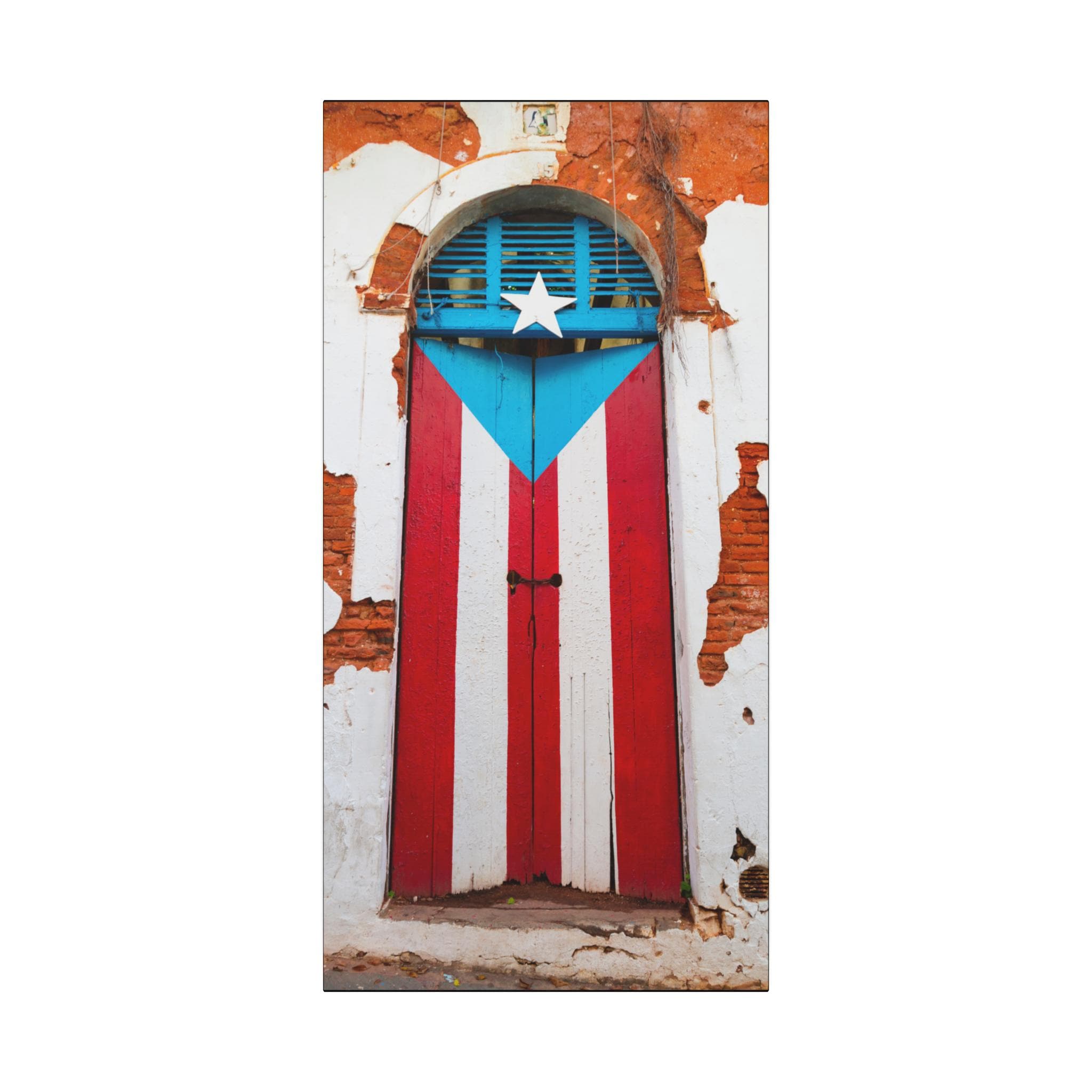 Puerta De La Bandera PR Matte Canvas, Stretched, 1.25" - Etsy
