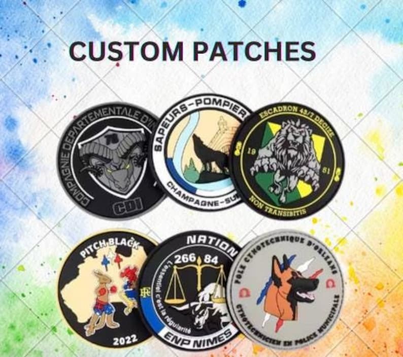 PVC Patches, Morale Patches, Hook and Loop Backing, PVC Patch, Patch ...
