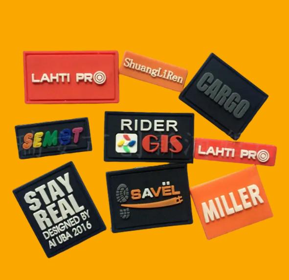 Custom PVC Patch, 3D Rubber Silicone Patches, Custom Veclro Patch ...