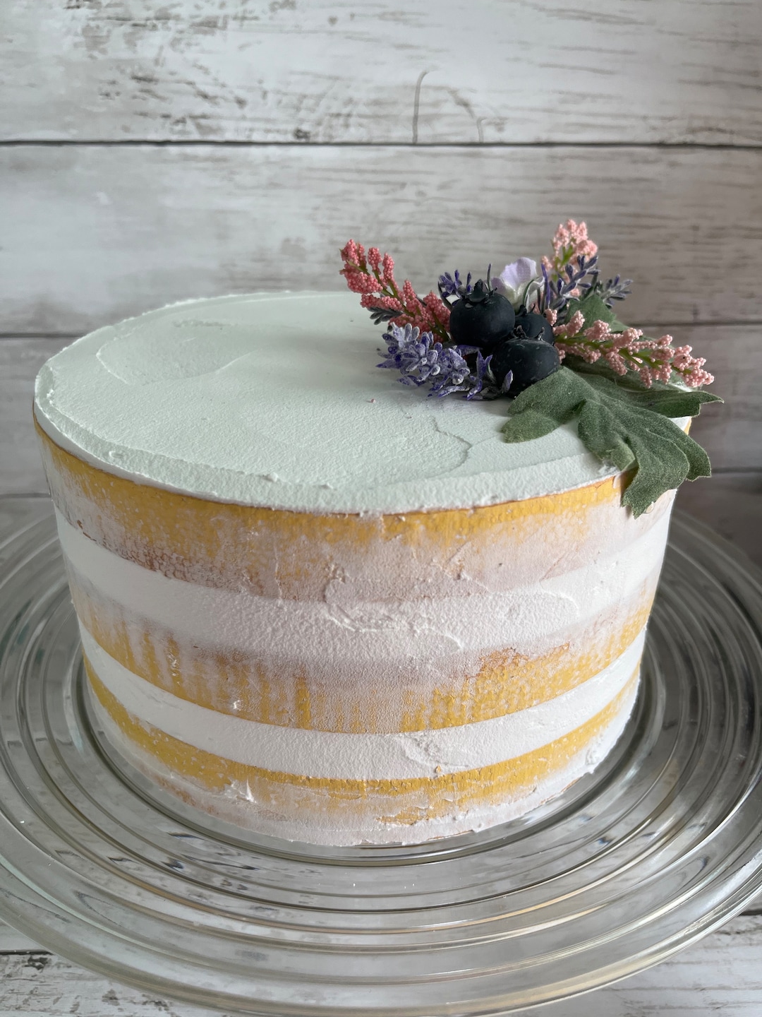 Faux Naked Cake, Fake Naked Cake, Farmhouse Cake, Faux Cake, Faux ...