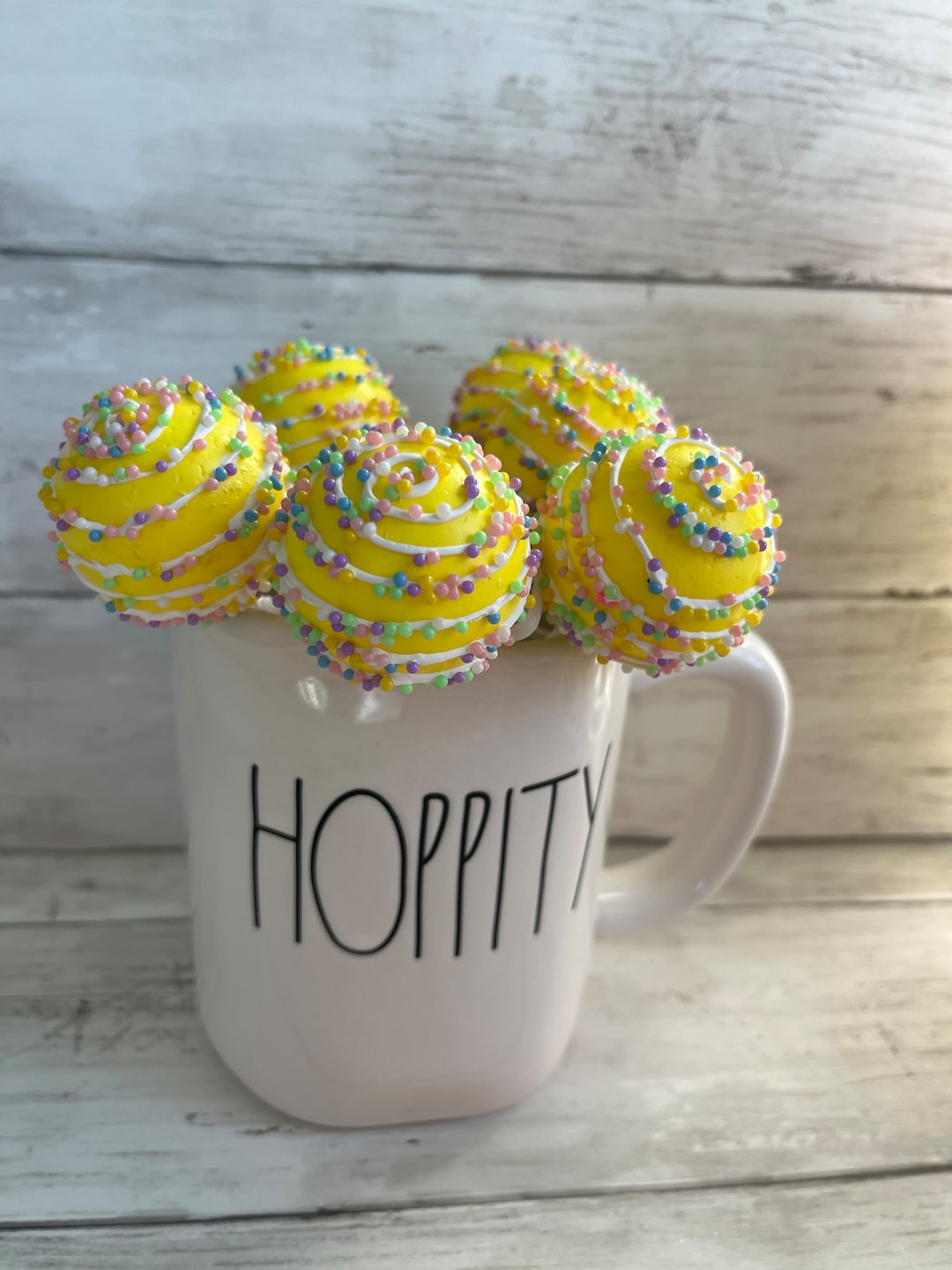 Faux Spring/easter Cake Pops, Fake Easter Cake Pops, Spring Cake Pops ...