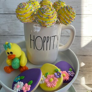 Faux Spring/easter Cake Pops, Fake Easter Cake Pops, Spring Cake Pops ...