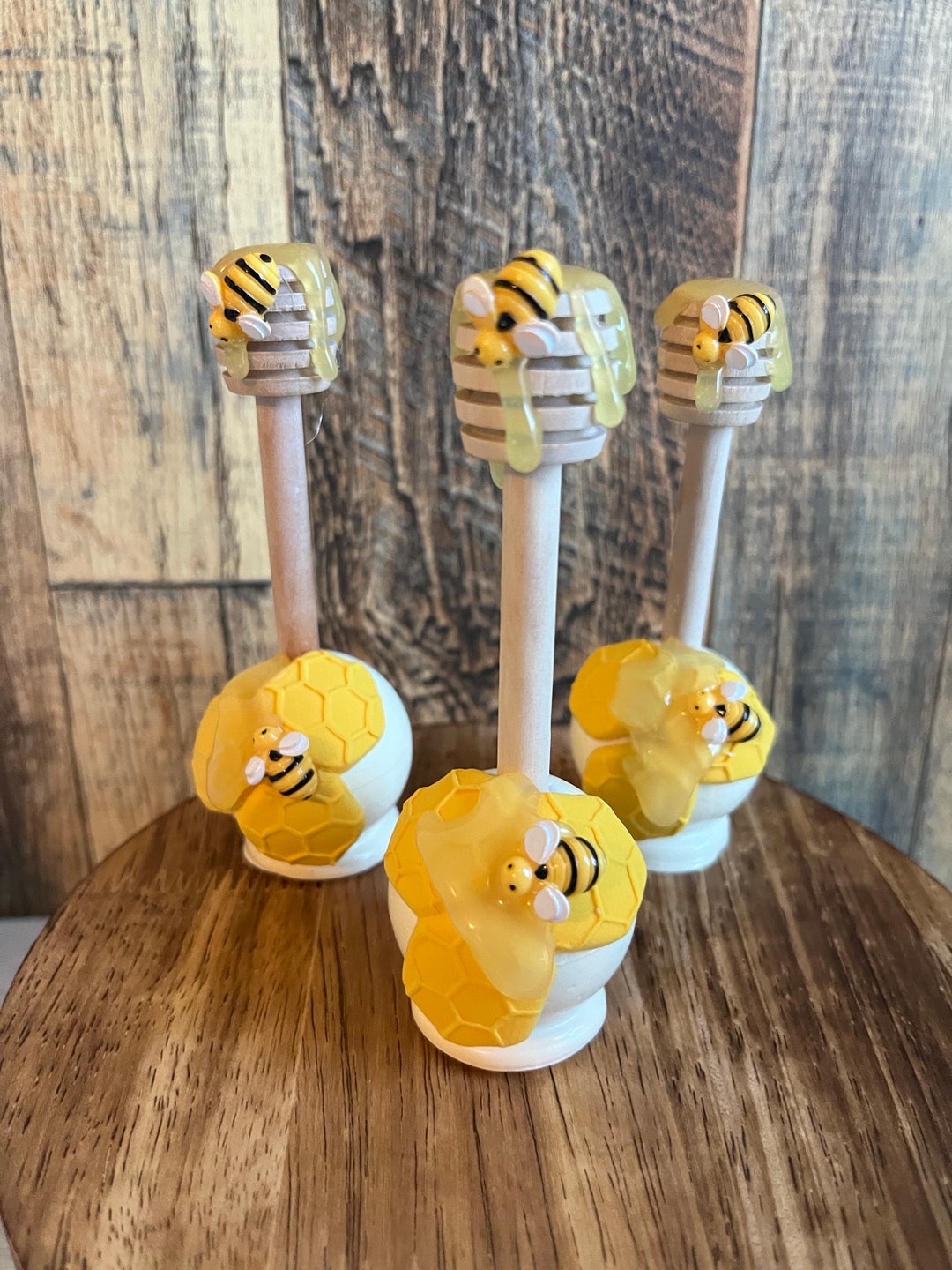 Faux Bee Cake Pop, Fake Bee Cake Pop, Bee Decor, Faux Bee Cookies, Bee ...