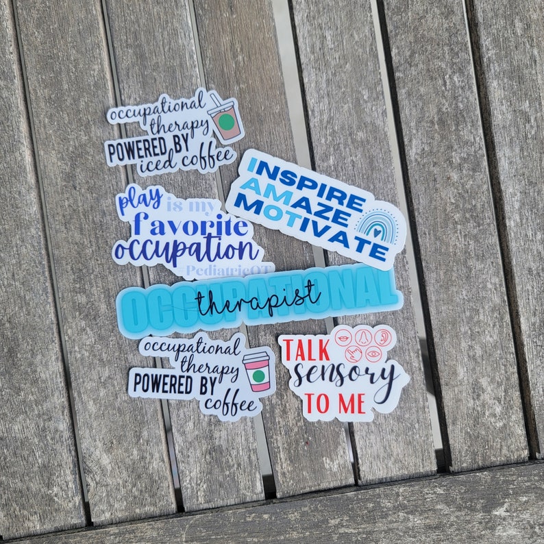 Occupational Therapy Stickers Waterproof OT Thank You Gift - Etsy