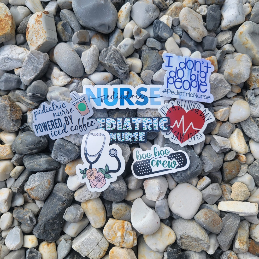 Pediatric Nurse Sticker Bundle Thank You Gift Graduation - Etsy