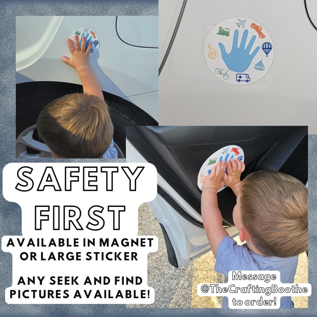 Parking Lot Toddler Safety Magnet Toddlers, Parenting Hack - Etsy