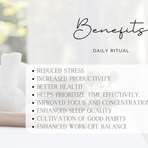 Daily Ritual Daily Routine Checklist Printable Ritual for Adult Self ...