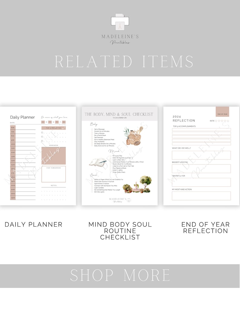 Daily Ritual Daily Routine Checklist Printable Ritual for Adult Self ...