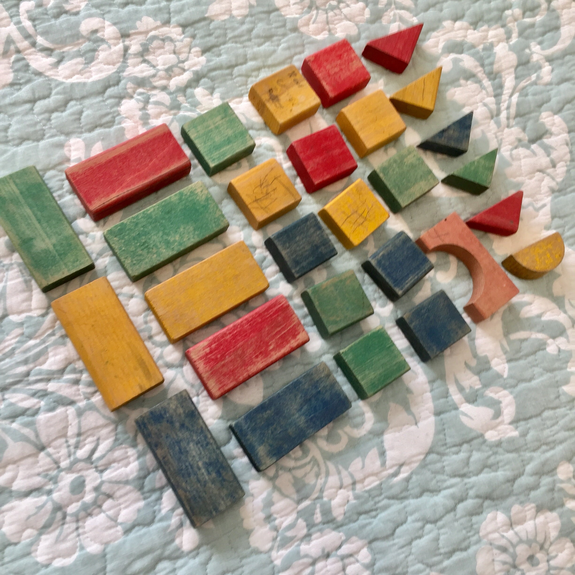 Vintage Playskool Building Blocks, Lot of 28 - Etsy