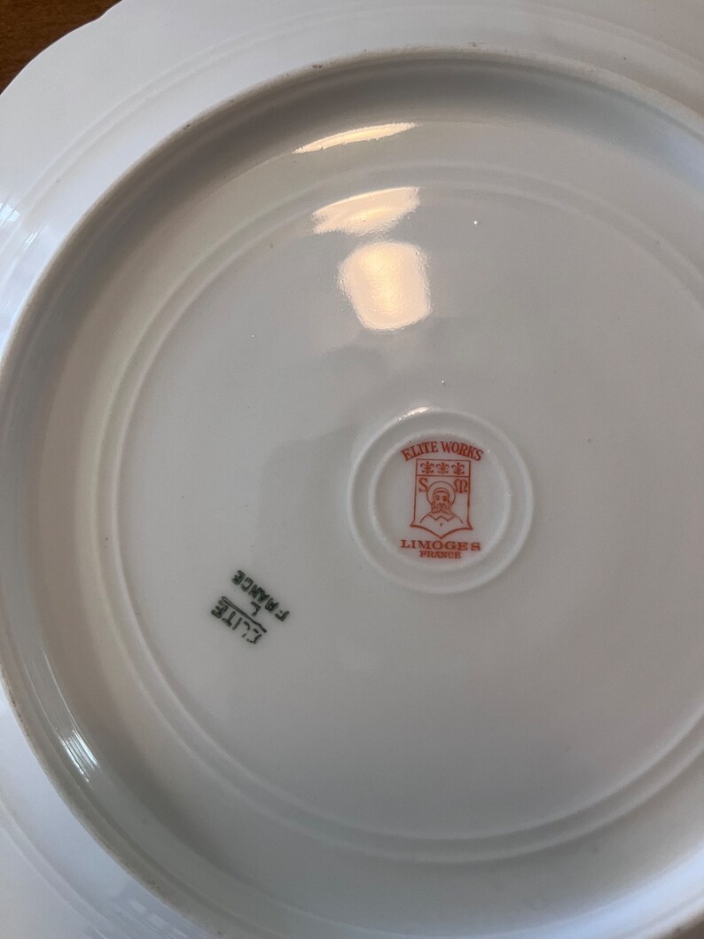Elite Works Limoges France 6.75 Luncheon Plate - Etsy