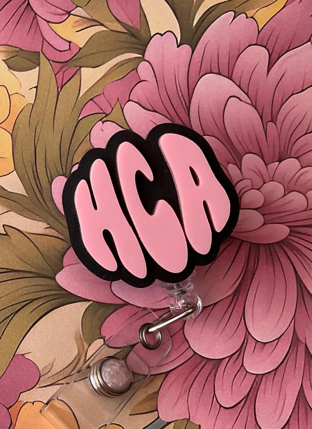 Nurse ID Badge Reel,hca Id Card Holder,health Care Aide Badge Holder ...