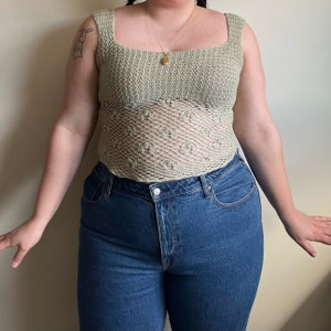 Crochet Pattern PDF: Blossom Top - Etsy