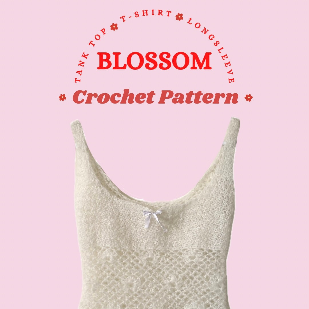 Crochet Pattern PDF: Blossom Top - Etsy