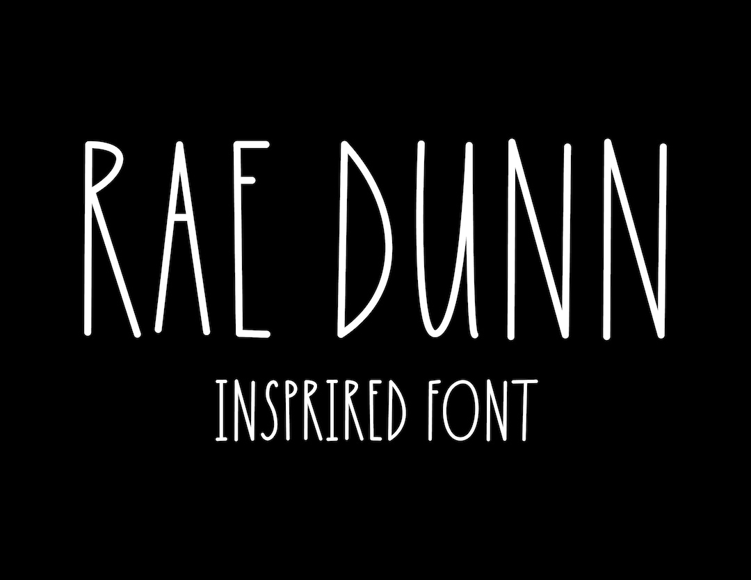 Annaka Font Inspired by Rae Dunn Smooth Lines for Cuts Arts and Crafts ...