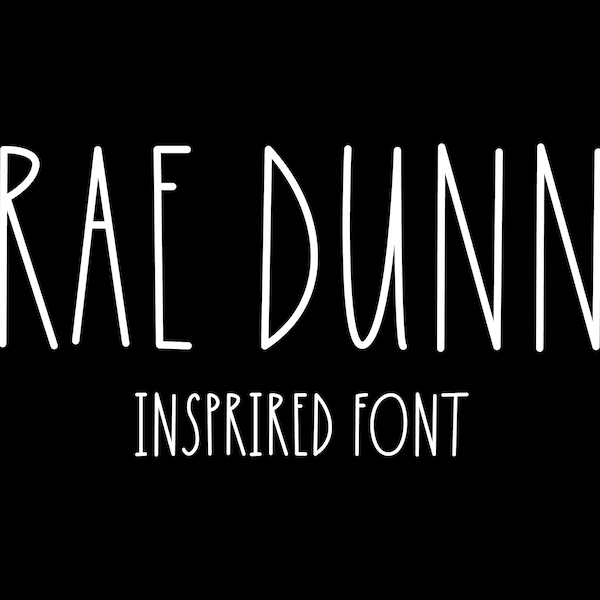 Rae Dunn Font - Etsy