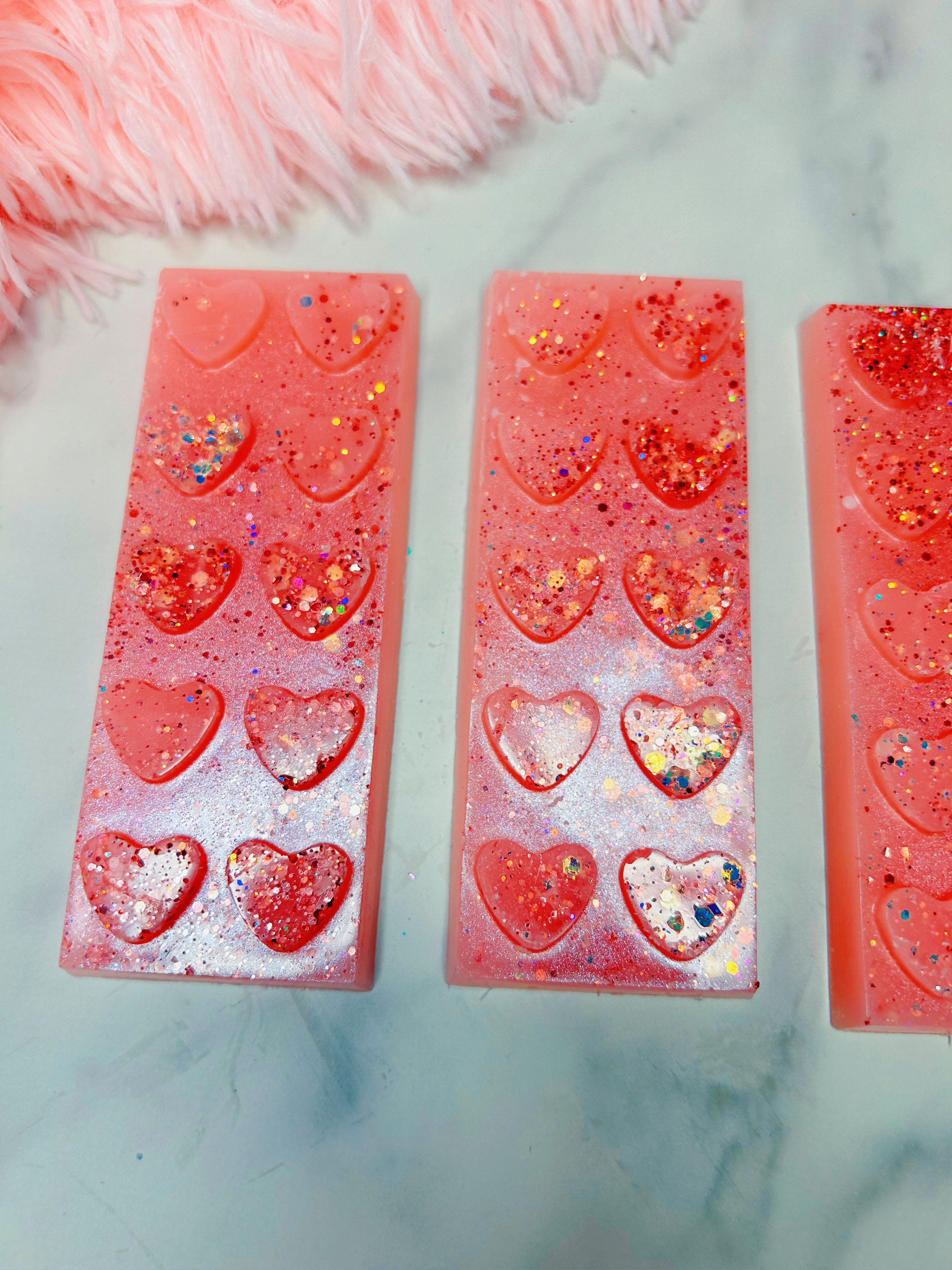 Pink Sugar Wax Melt Snap Bars | Pink Glitter Candy Glam - Etsy