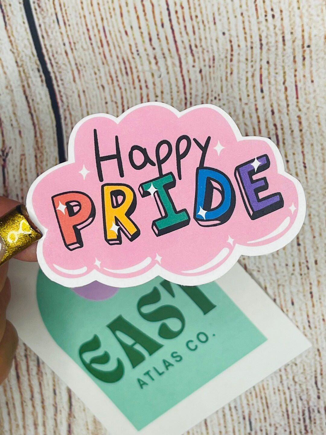 Happy Pride Sticker, LGBTQ Sticker, Rainbow Pride Sticker - Etsy