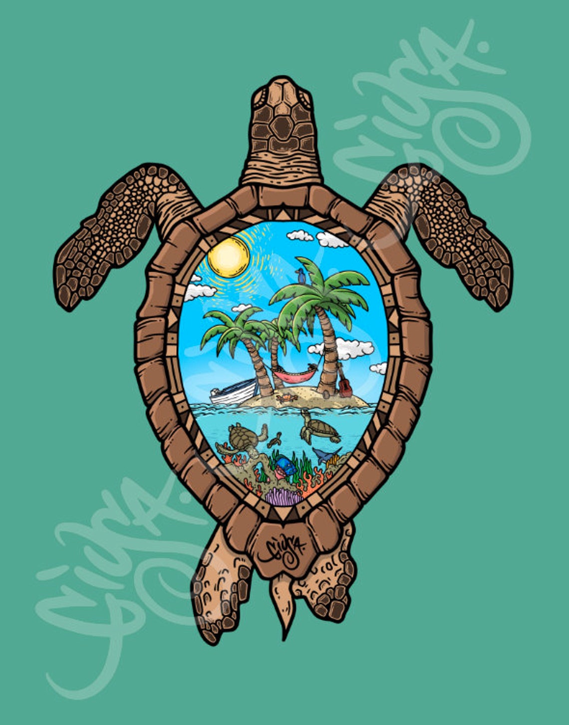 Turtle Island - Etsy