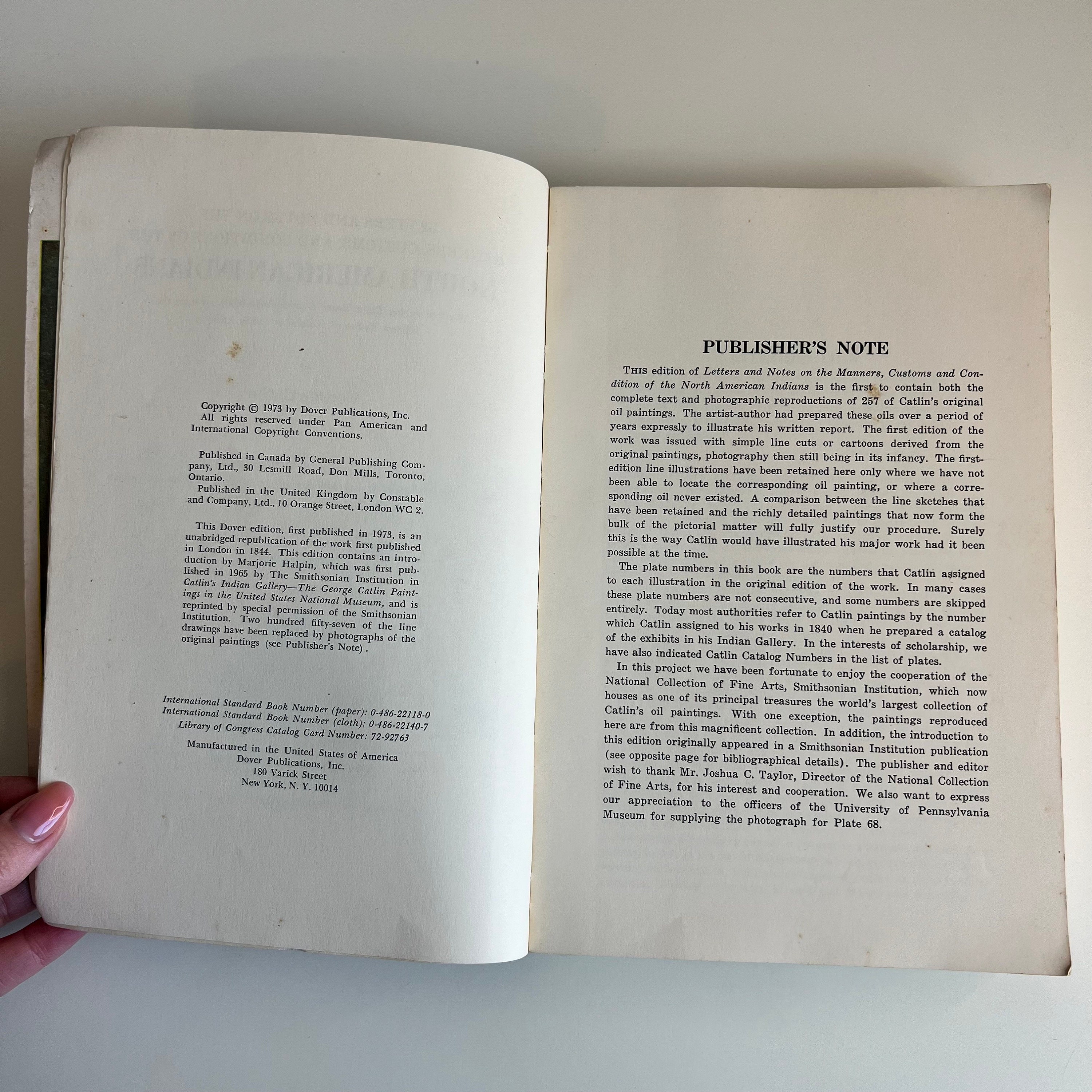 Vintage North American Indian - Letters and Notes on the Manners ...