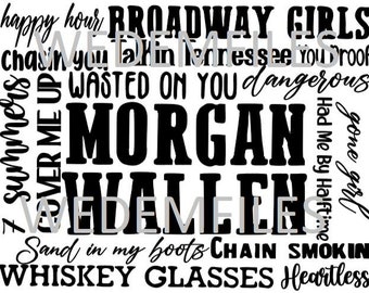 Morgan Wallen Svg - Etsy