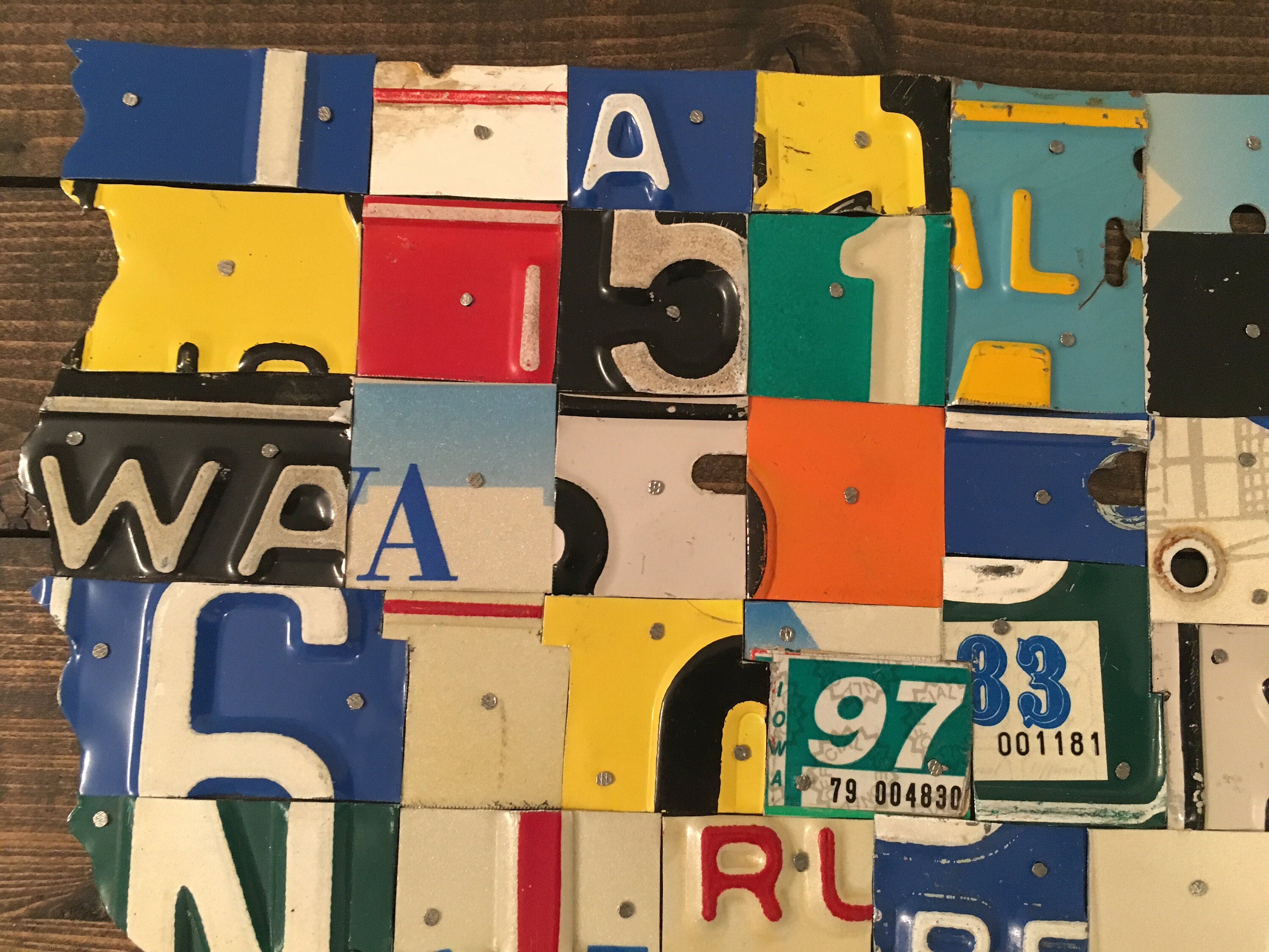 State License Plate Maps - Etsy