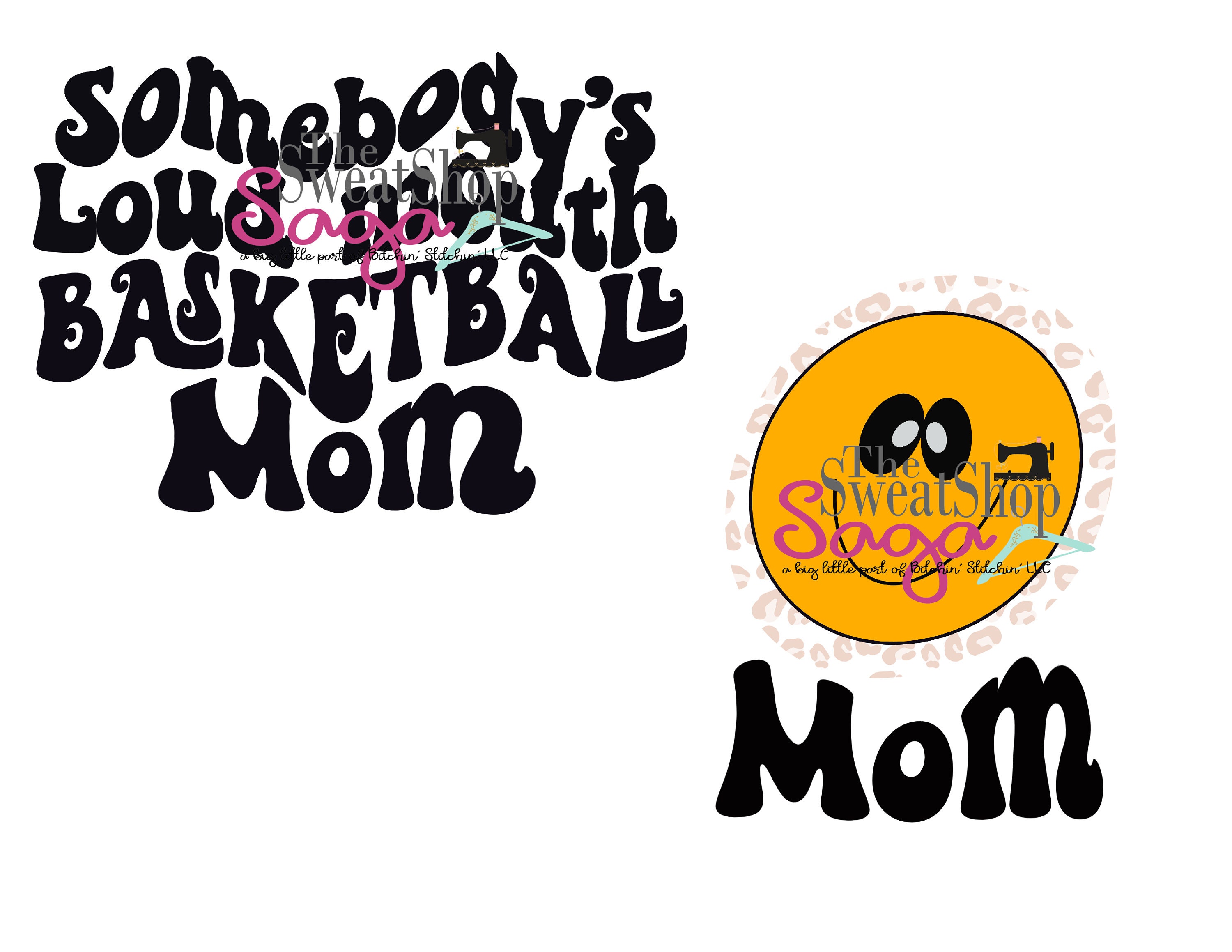 Mom Basketball Loud Mouth Png - Etsy