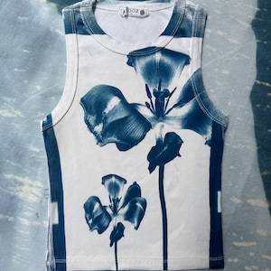 Cyanotype Crop Top - Etsy