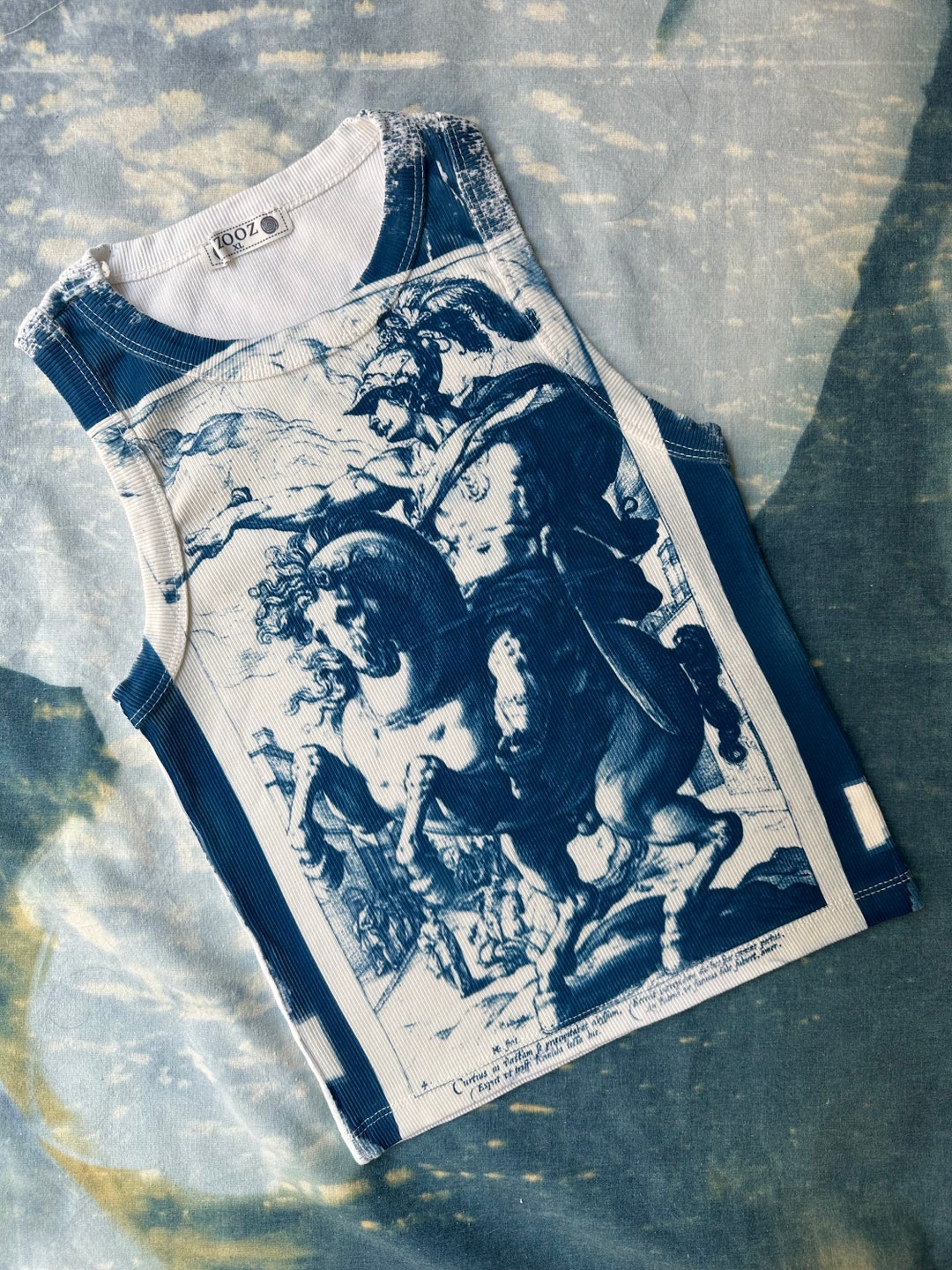 Cyanotype Crop Top - Etsy