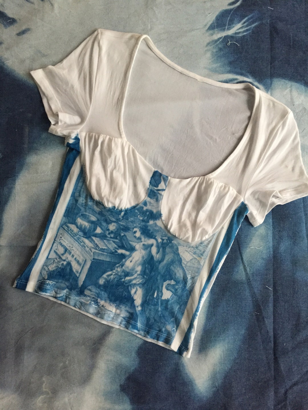 Faam En Historie Cyanotype Crop - Etsy