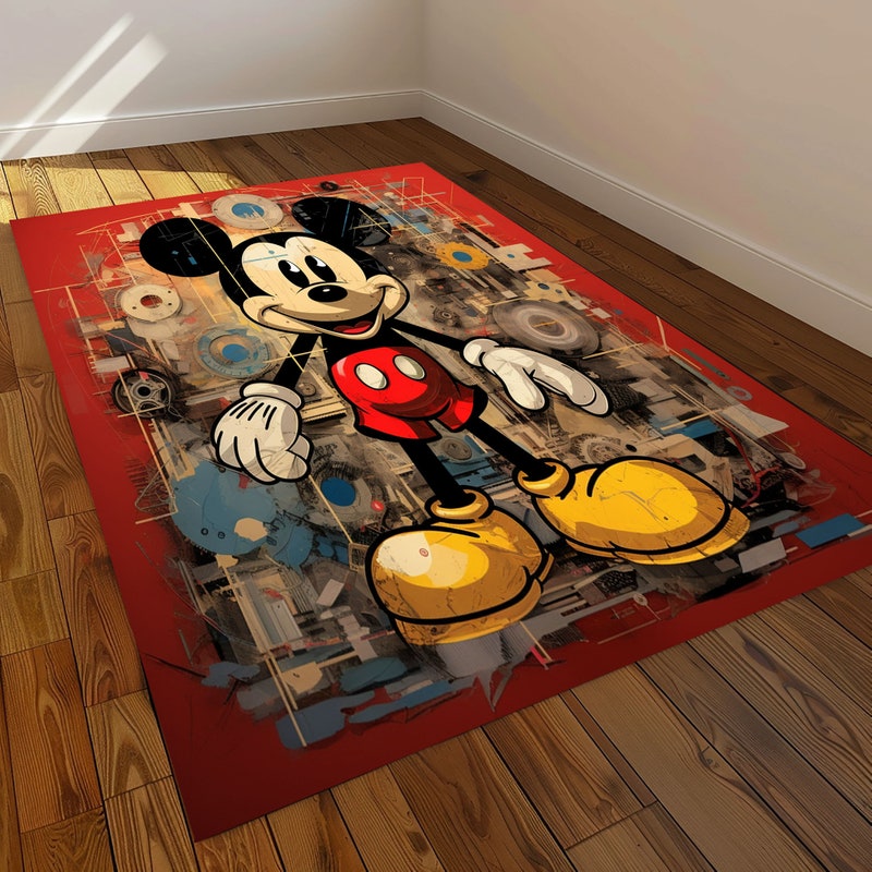 Mickey Mouse Rugs - Etsy