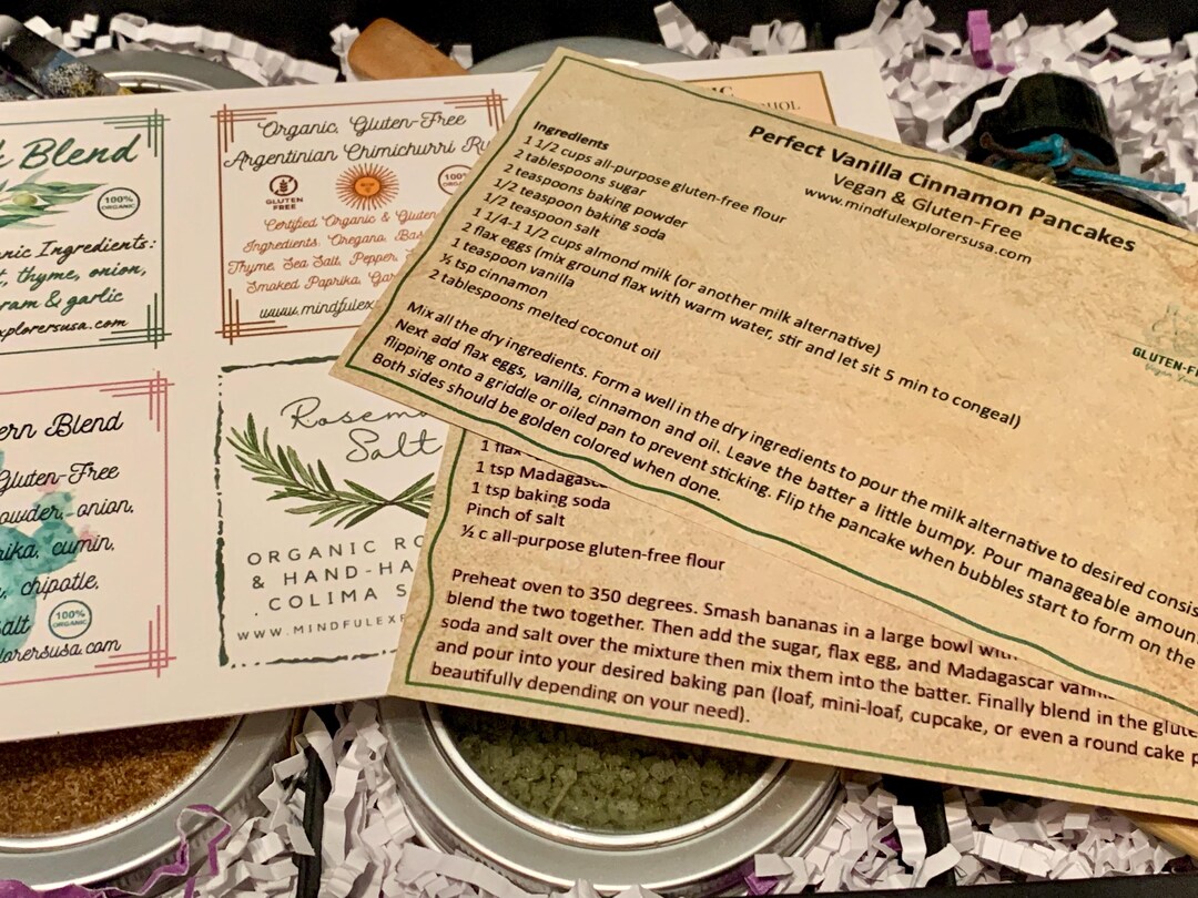 Organic Spice Blends Gift Set Gluten Free Global Gourmet Blends - Etsy