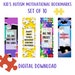 Kids Motivational Autism Bookmarks - Etsy