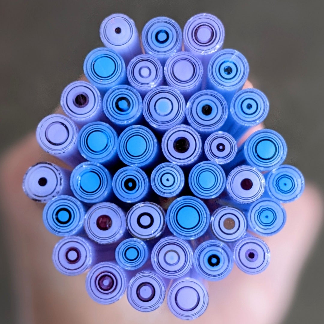 COE 90 Murrini Taffy Swirl 1oz Millefiori, Murrine, Vitrigraph ...