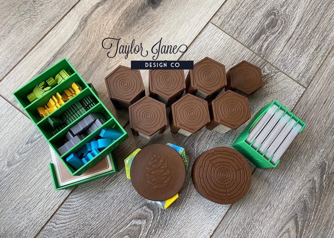 Cascadia and Landmarks Expansion Compatible Board Game Insert and ...