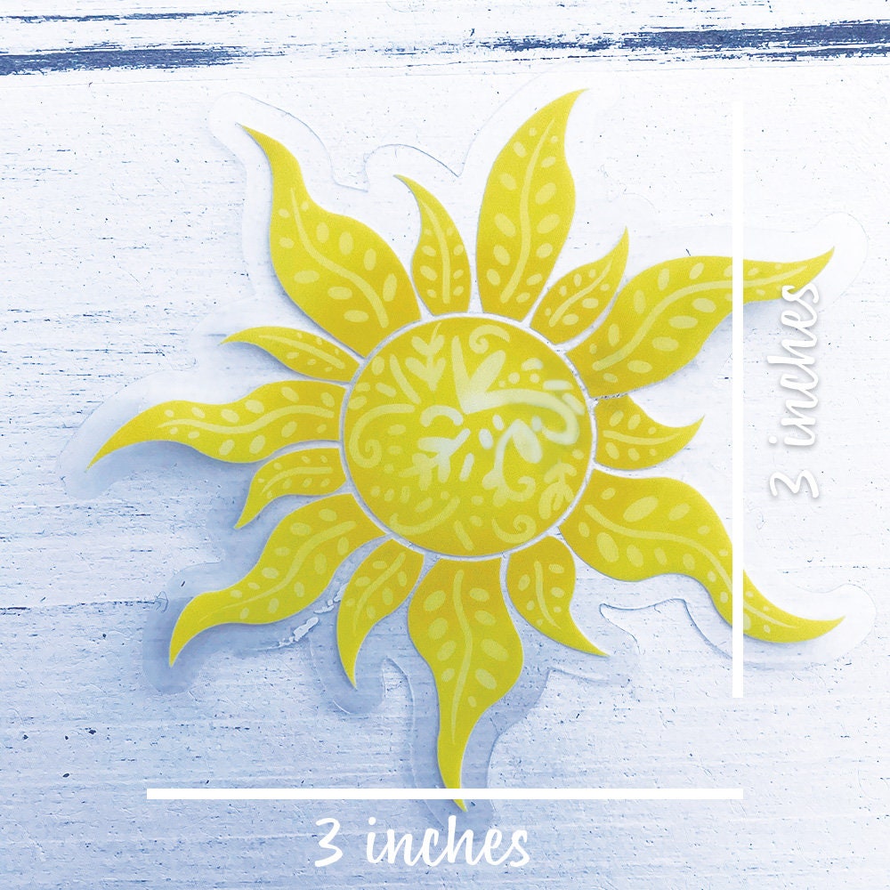 Disney Tangled Sun Sticker Decal - Etsy