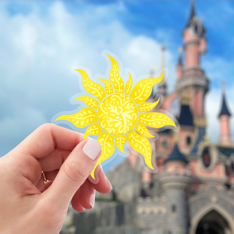 Tangled Sun Sticker - Etsy