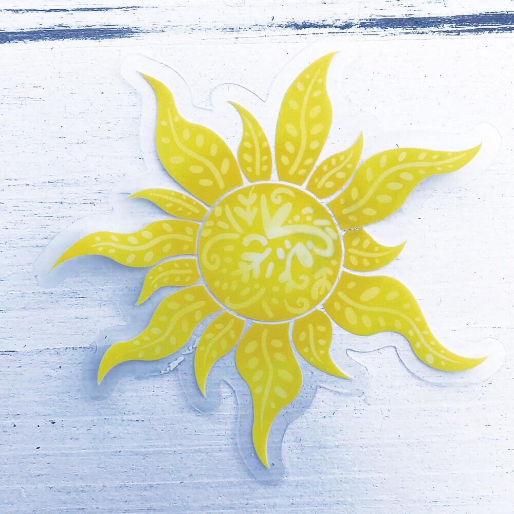 Disney Tangled Sun Sticker Decal - Etsy