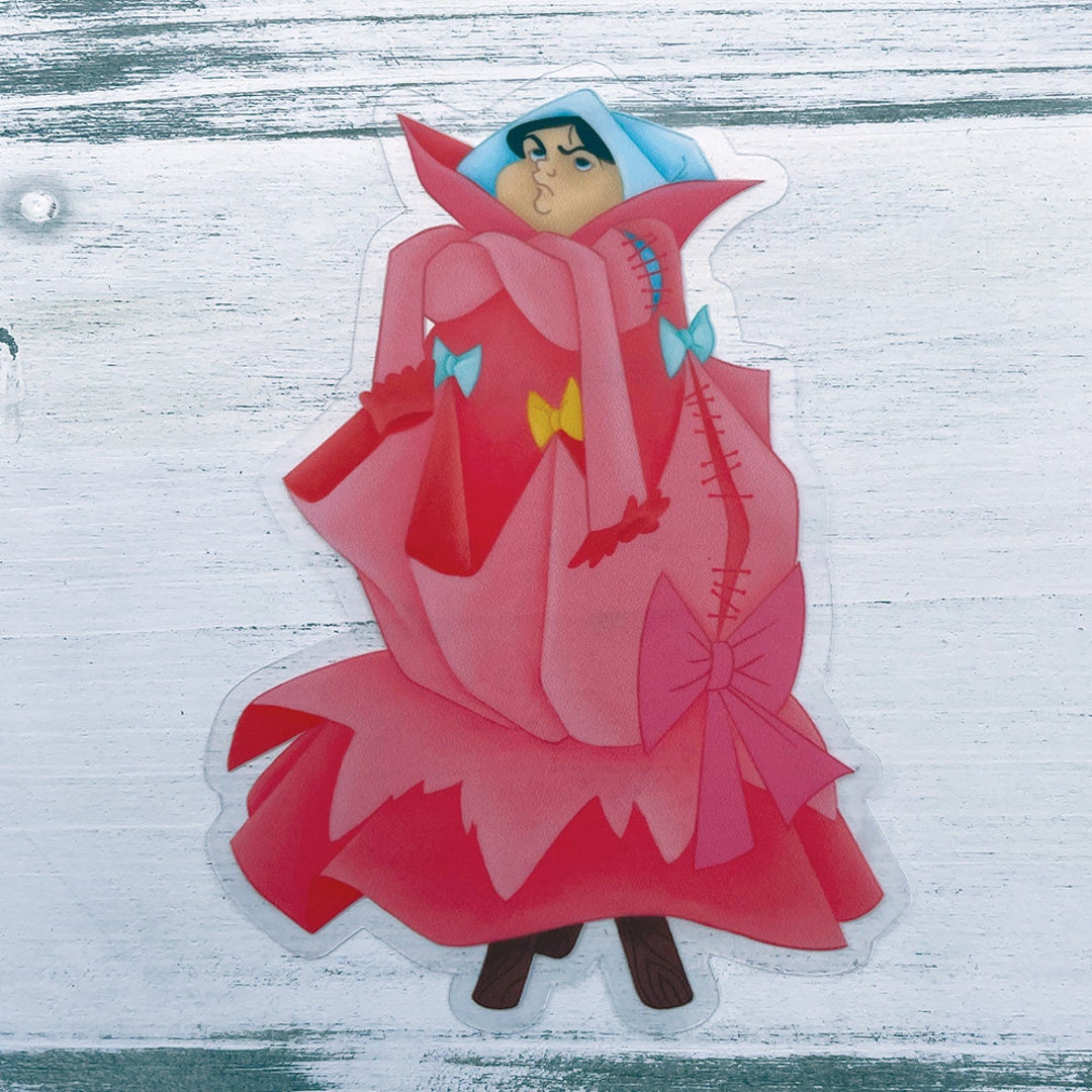Sleeping Beauty Merryweather Dress Disney Sticker Decal - Etsy