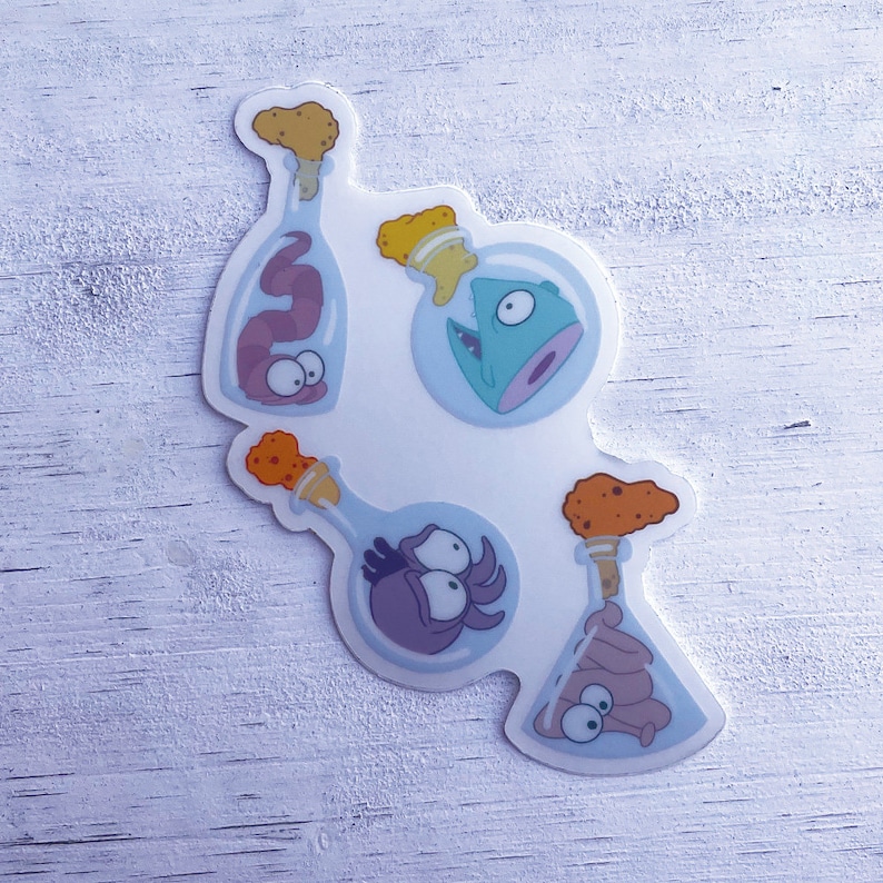 Disney, Little Mermaid, Ursula, Potion Ingredients, Sticker, Decal - Etsy