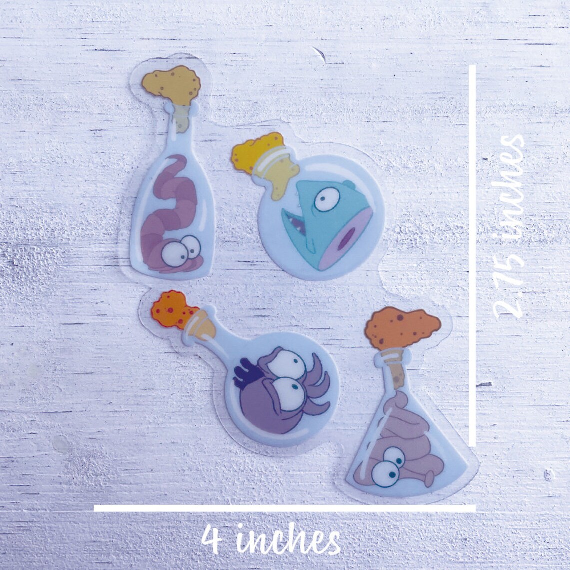 Disney, Little Mermaid, Ursula, Potion Ingredients, Sticker, Decal - Etsy