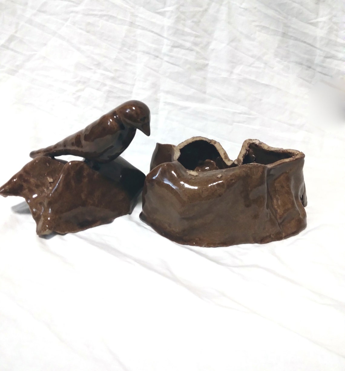 Handmade Ceramic Decorative Box the Bird - Etsy