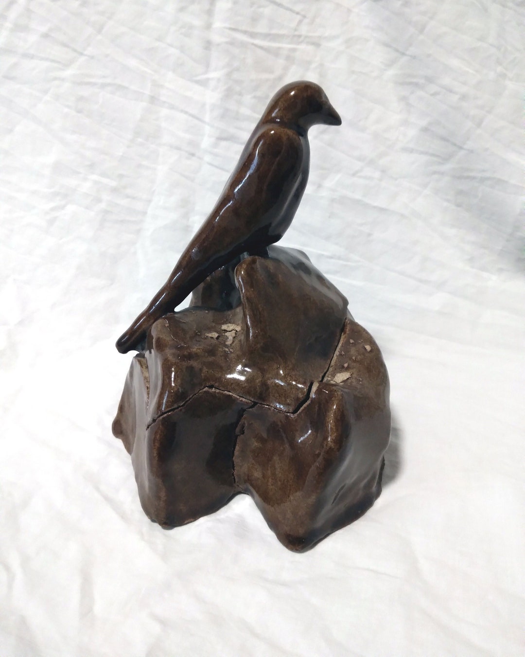 Handmade Ceramic Decorative Box - "the Bird" - Etsy