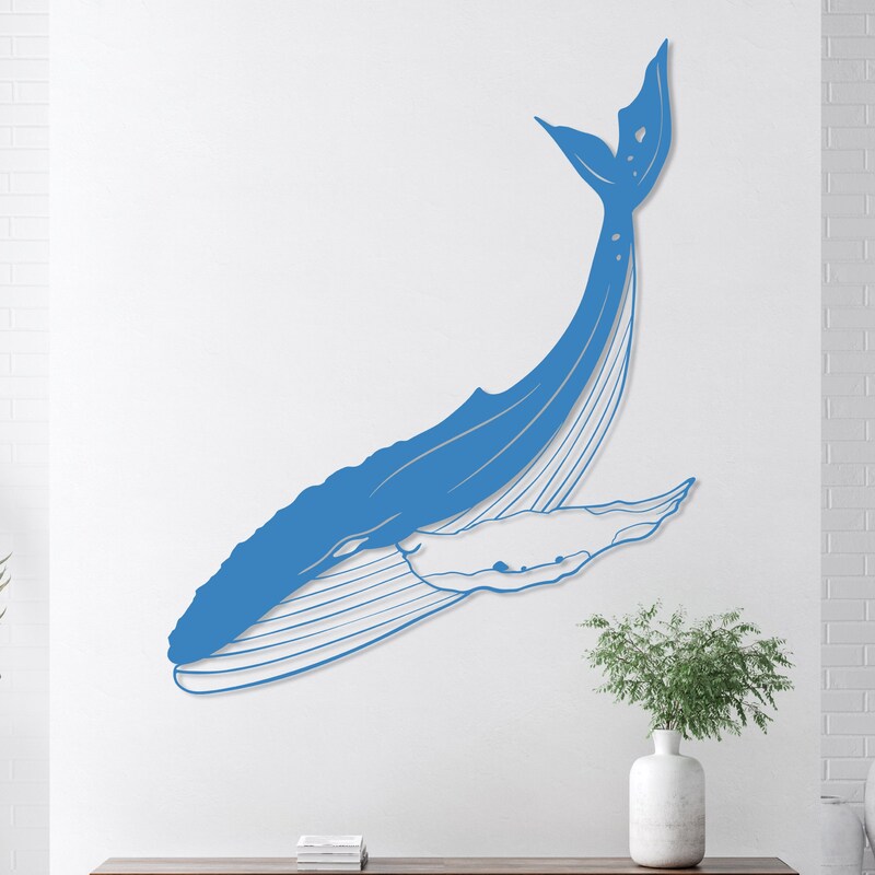 Whale Wall Decor - Etsy