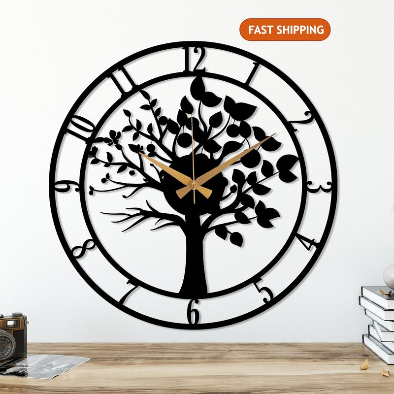 Tree Clock - Etsy