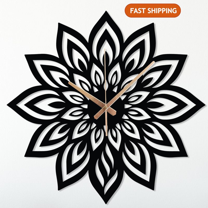 Mandala Clock - Etsy