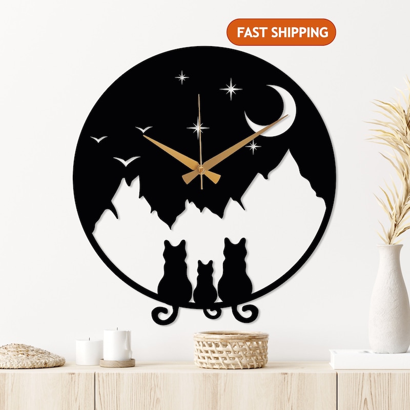 Cute Wall Clock - Etsy