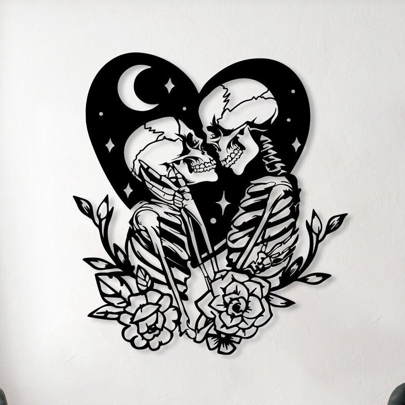 Skeleton Lovers Art - Etsy