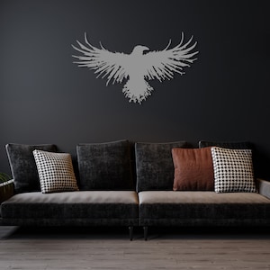 Raven Metal Viking Wall Art, Odin’s Ravens, Norse Raven Mythology Art ...